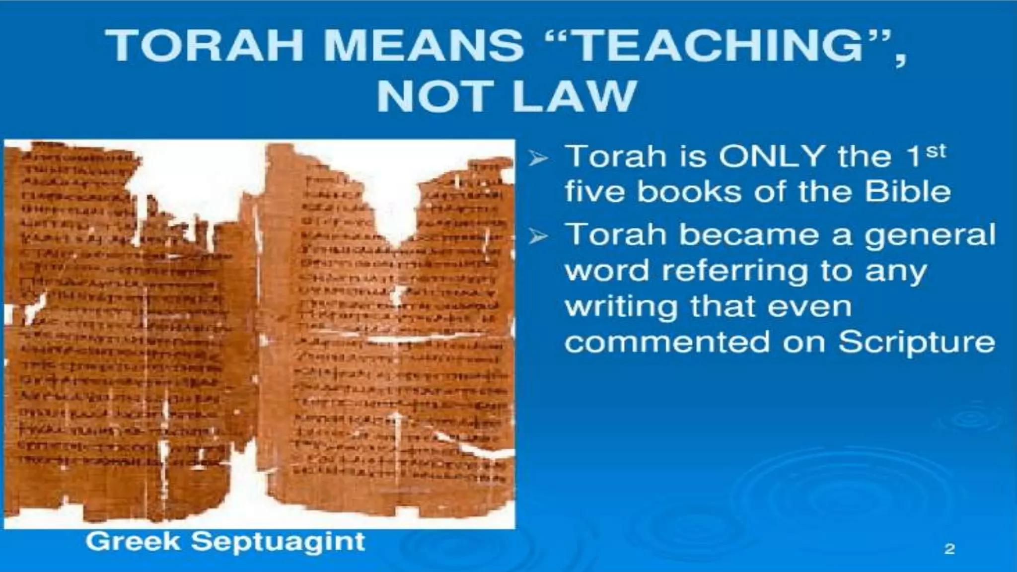 Introduction to the Torah | PPT