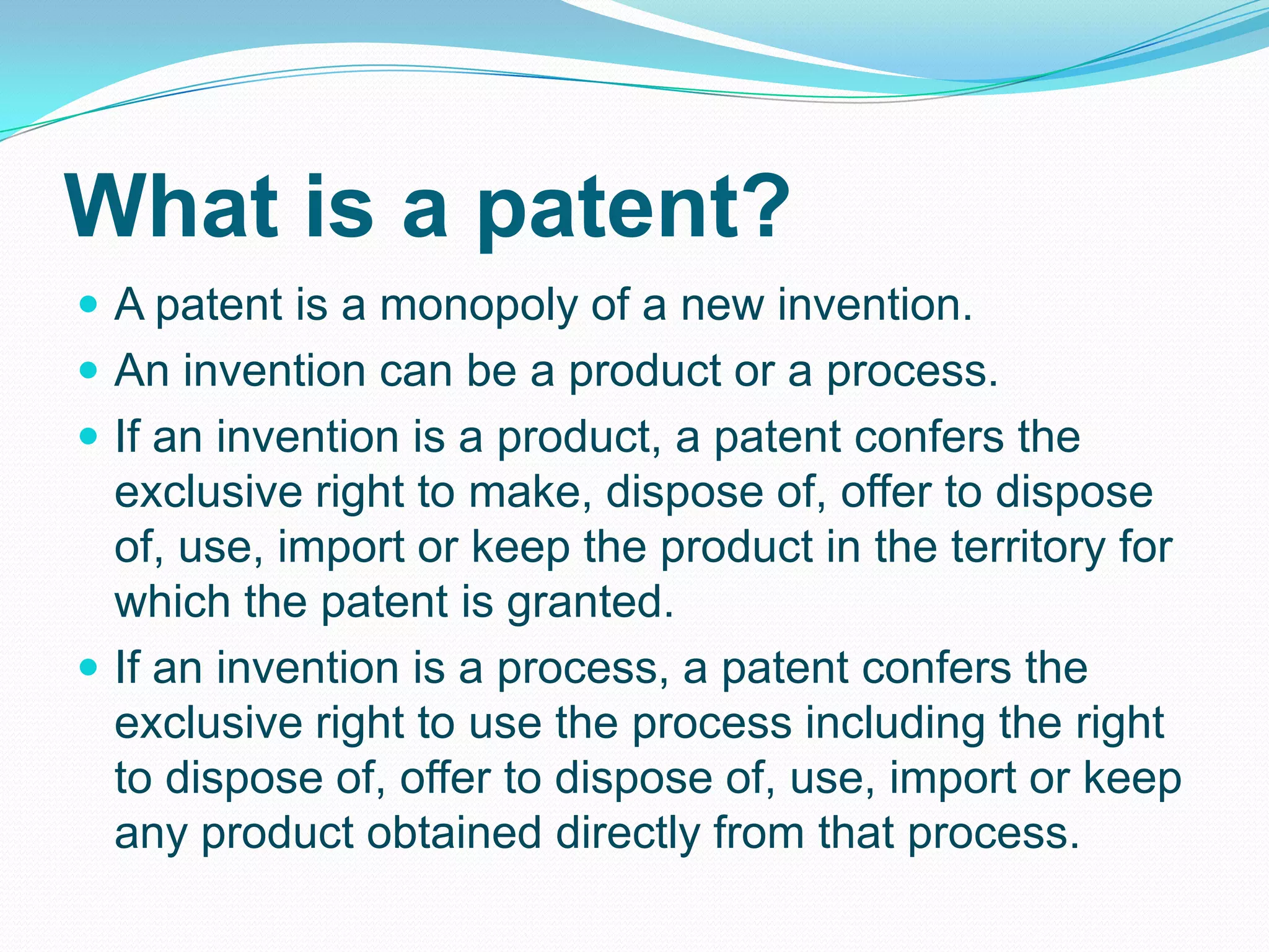 The Patent Box: Introduction to Patents | PPT