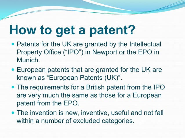 The Patent Box: Introduction to Patents | PPT
