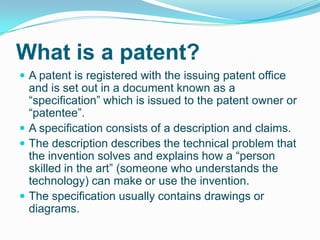 The Patent Box: Introduction to Patents | PPT