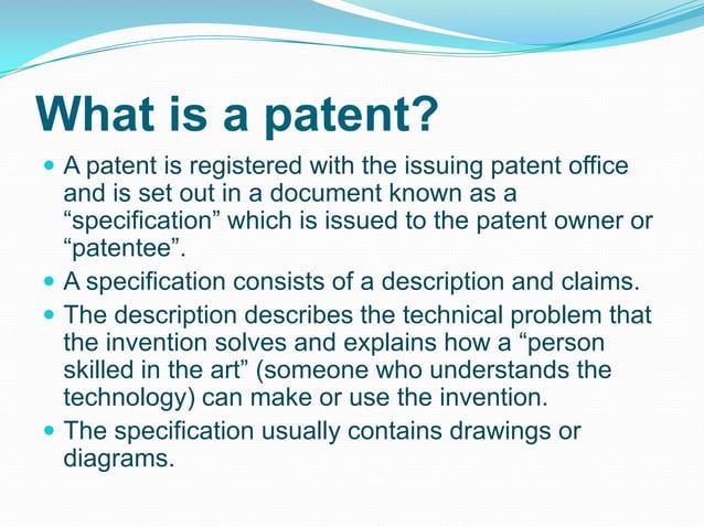 The Patent Box: Introduction to Patents | PPT