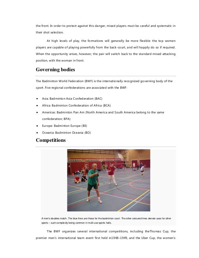 Introduction to Badminton