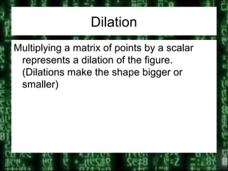 Introduction to Matrices | PPT