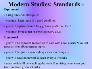 Introduction to National 5 Modern Studies | PPT