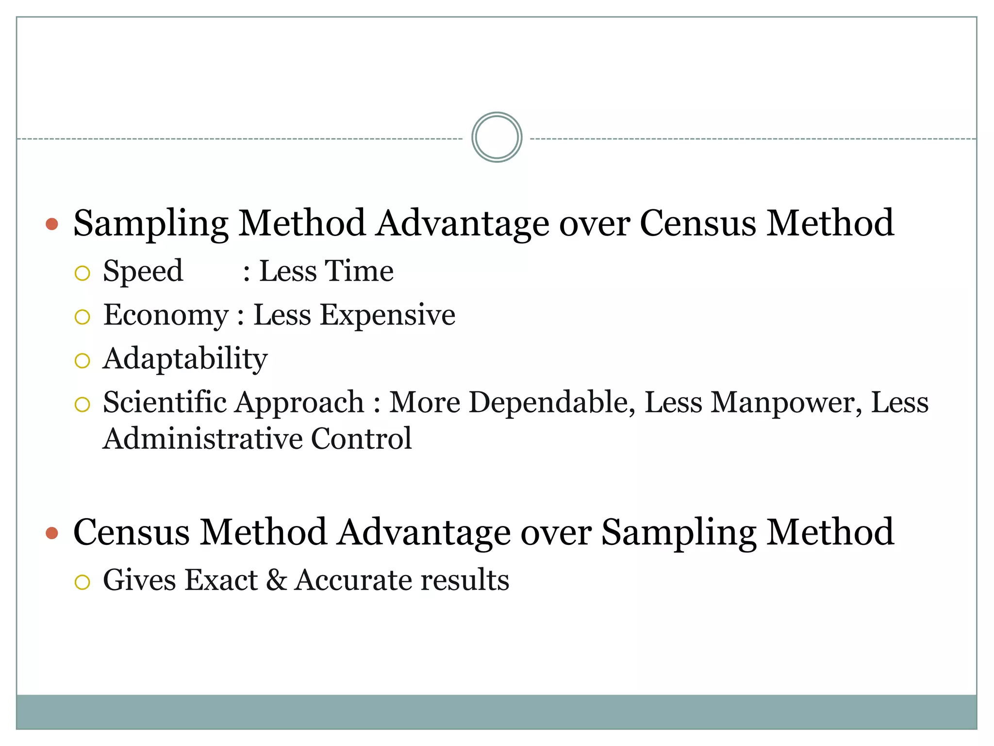 Census vs sampling | PPTX