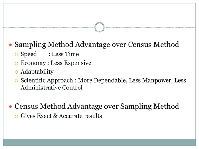 Census vs sampling | PPTX