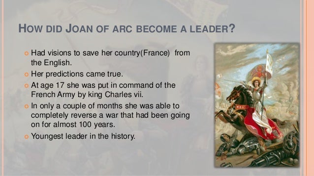 A Brief Biography Of Joan Of Arc – EYPCP