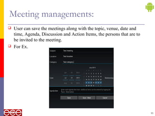 Personal Assistant Application Using Android | PPT