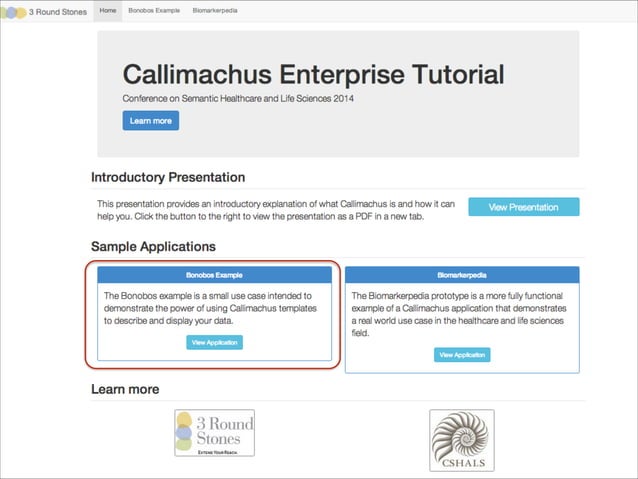 Callimachus Enterprise 1.3 Tutorial | PPT