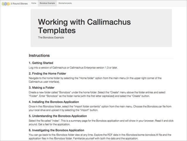 Callimachus Enterprise 1.3 Tutorial | PPT