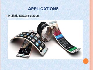 Presentation on FLEXIBLE ELECTRONICS..... | PPTX