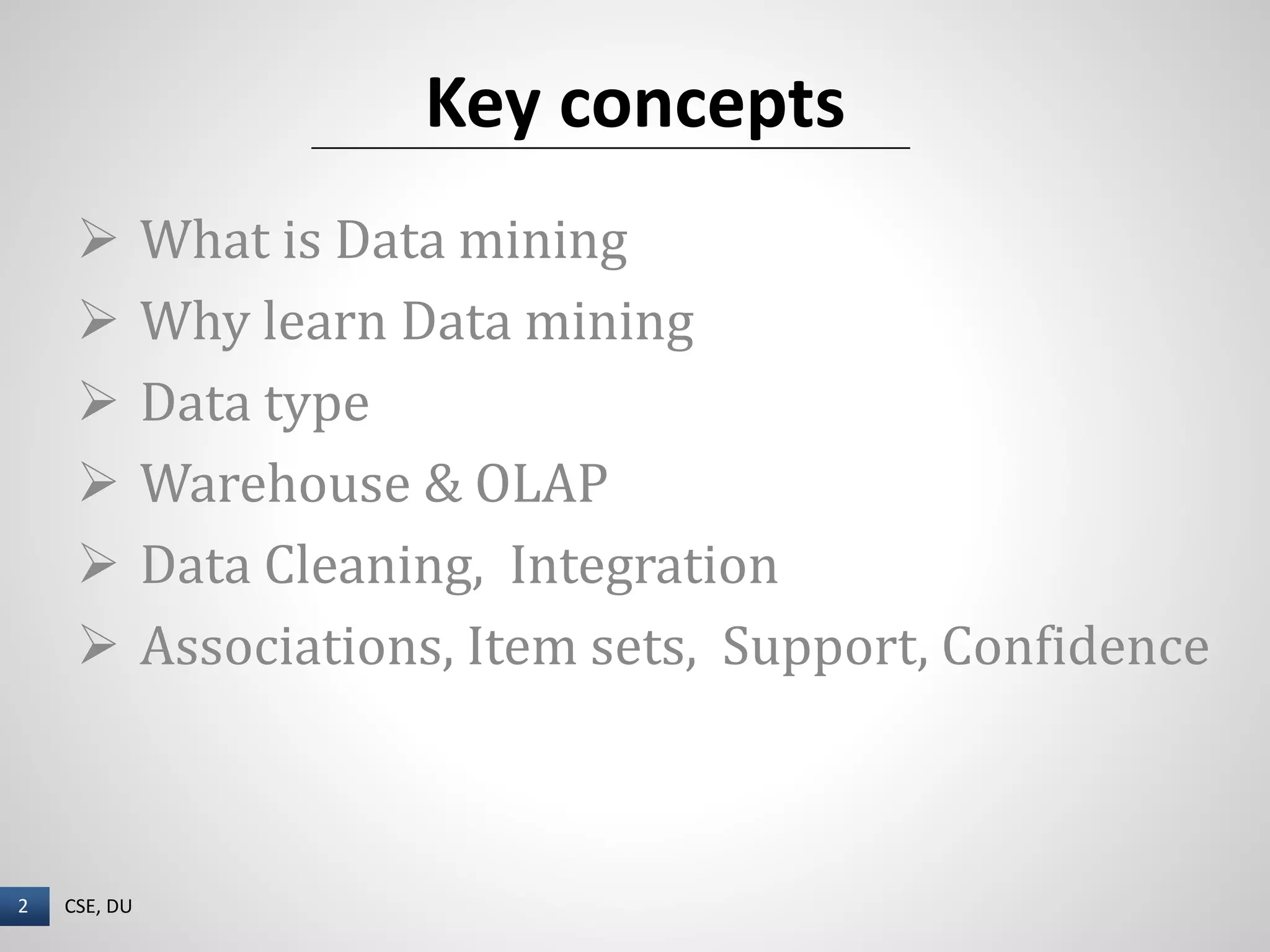 Data Mining (Introduction) | PPTX | Databases | Computer Software and Applications
