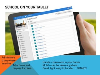 Tabula Cognita - Tablets for learning in classroom | PPTX