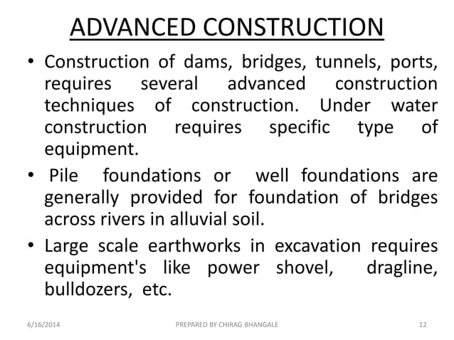 basics of civil engineering | PPTX