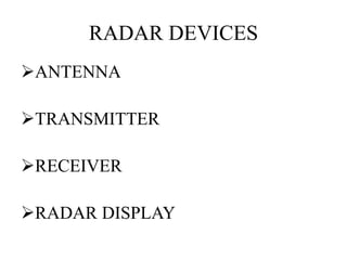 Study of Radar System PPT | PPTX