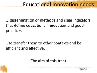 Presentation: Educational Innovation | PPTX
