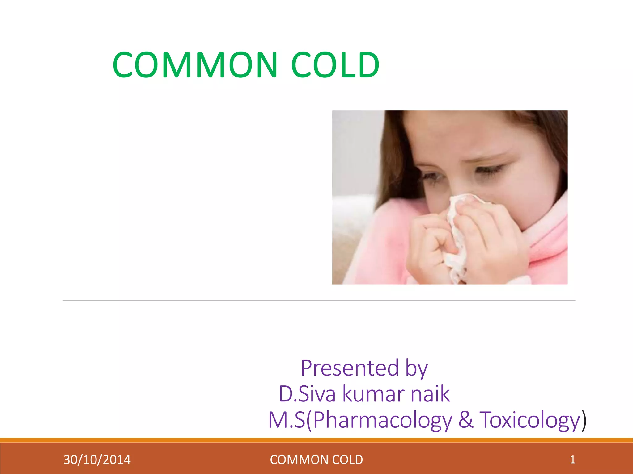 How to Treat the Common Cold | PPT