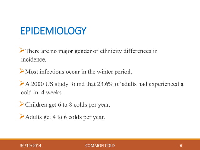 COMMON COLD | PPTX