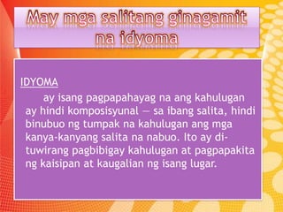 Pagbasa - Pagbasa at Pagsulat sa Iba't-ibang Disiplina | PPTX
