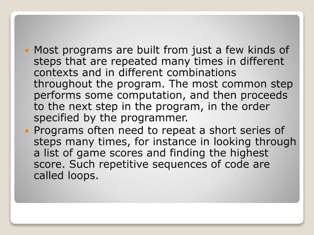 Computer Programming Grade 9 | PPTX