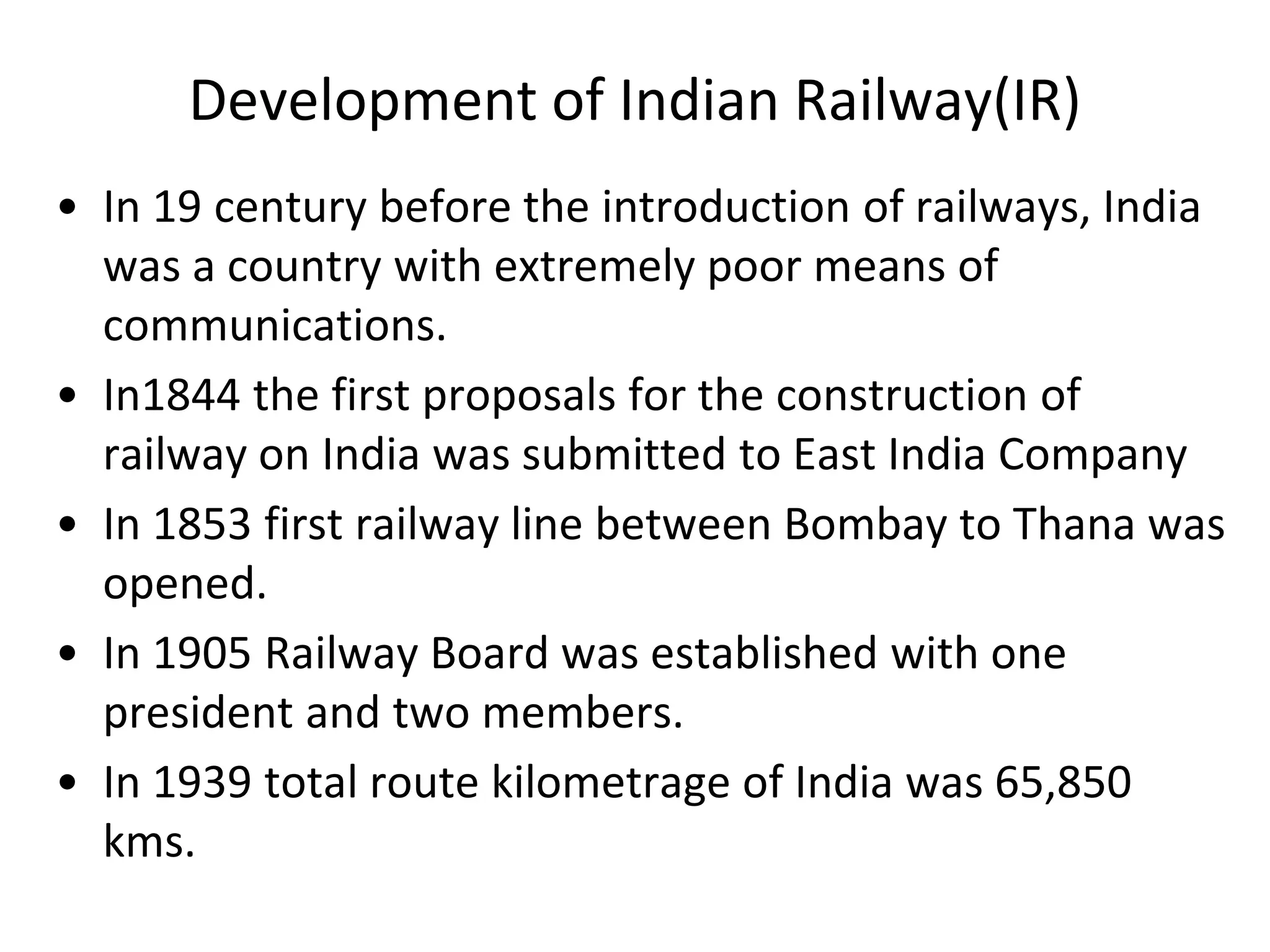 Introduction to railway engineering (T.E 2) | PPTX