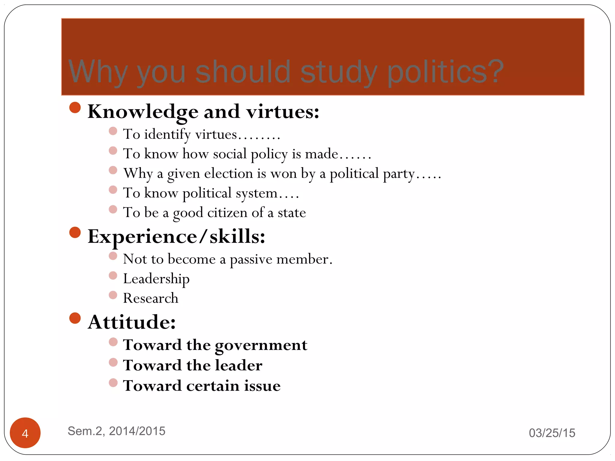 Introduction to Political Science | PPT