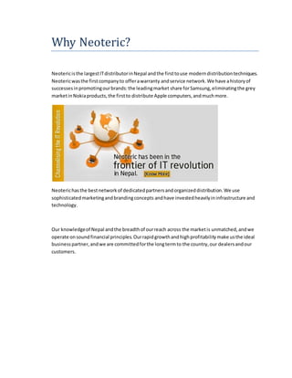 Company Profile - Neoteric Pvt. Ltd. | DOCX