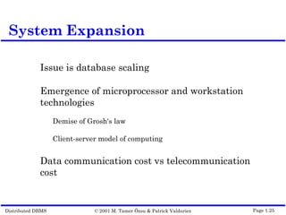 Intro to Distributed Database Management System | PPT