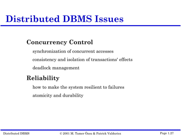 Intro to Distributed Database Management System | PPT
