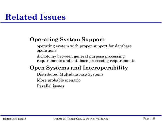 Intro to Distributed Database Management System | PPT