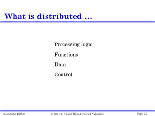 Intro to Distributed Database Management System | PPT