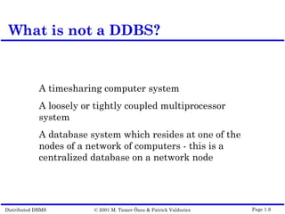 Intro to Distributed Database Management System | PPT
