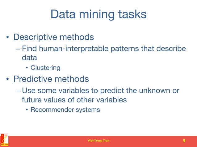 Introduction to mining massive datasets | PPT