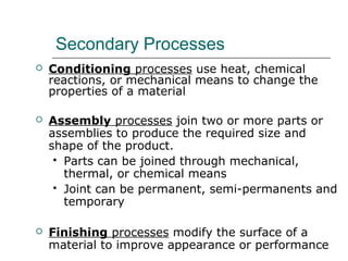 Introduction to Manufacturing procecss | PPT
