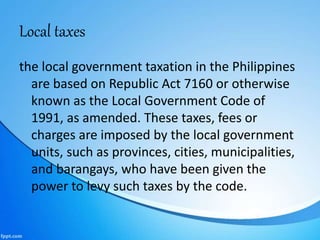 Introduction to taxation | PPTX