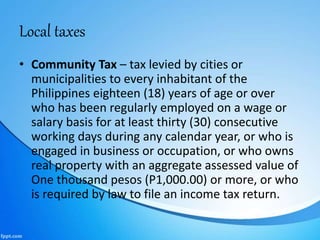 Introduction to taxation | PPTX