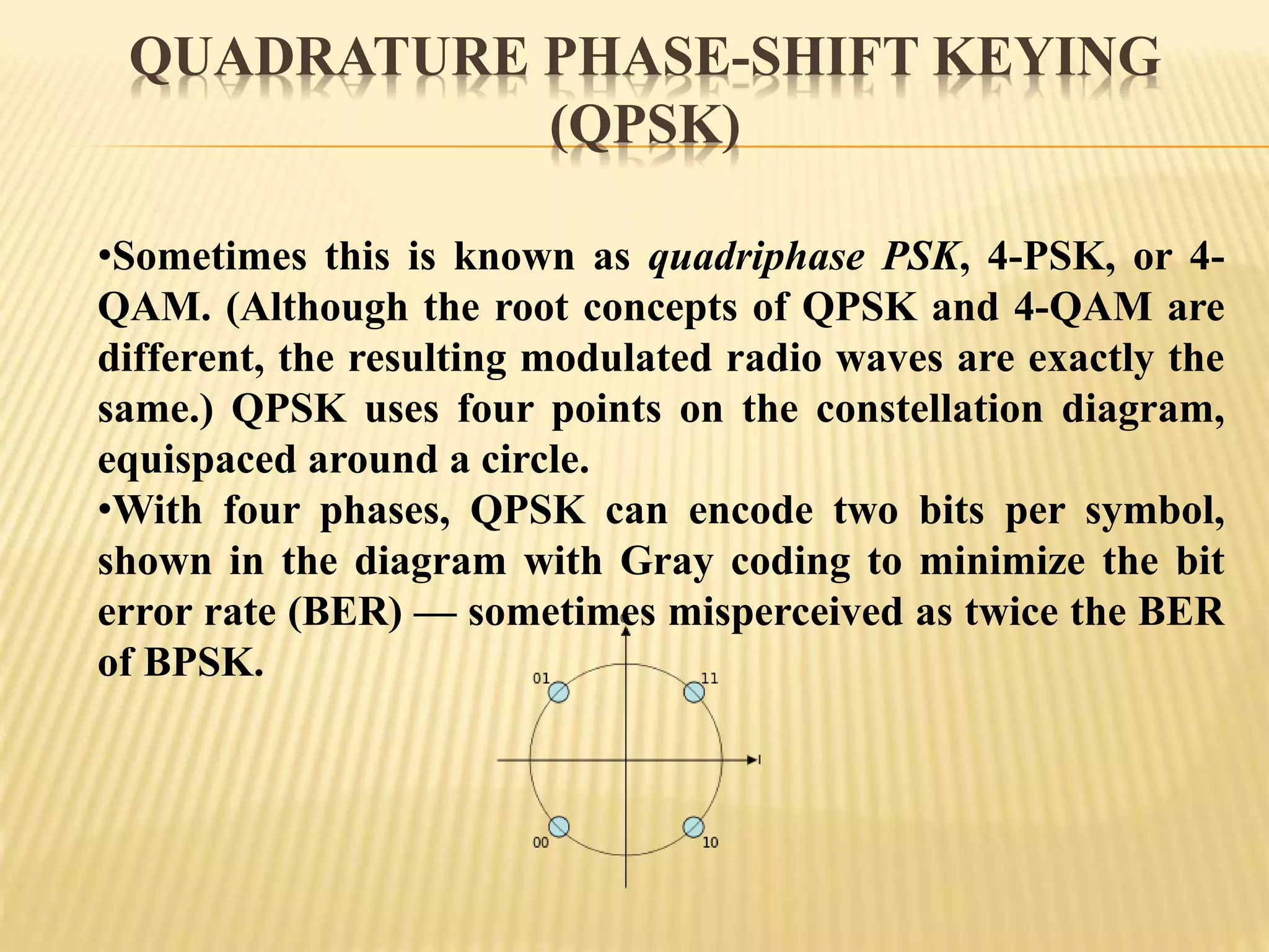 PSK (PHASE SHIFT KEYING ) | PPTX