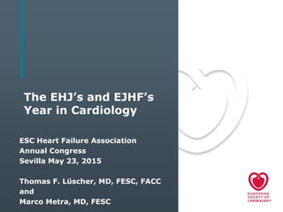 The EHJ's and EJHF's Year in Cardiology | PDF | Heart and ...