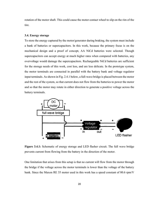 Regenerative braking Project report | PDF | Cycling | Sports