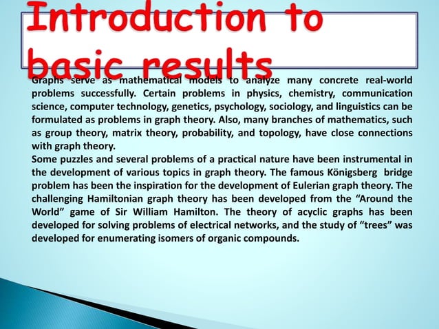 Introduction to graph theory (All chapter) | PPTX | Computer Networking | Computing