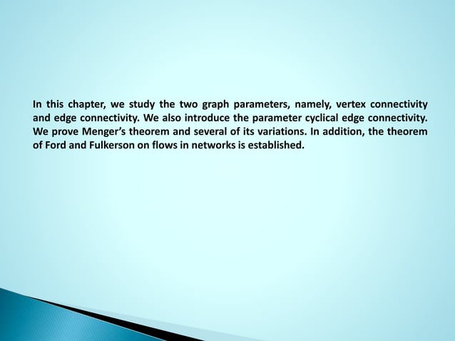 Introduction to graph theory (All chapter) | PPTX | Computer Networking | Computing