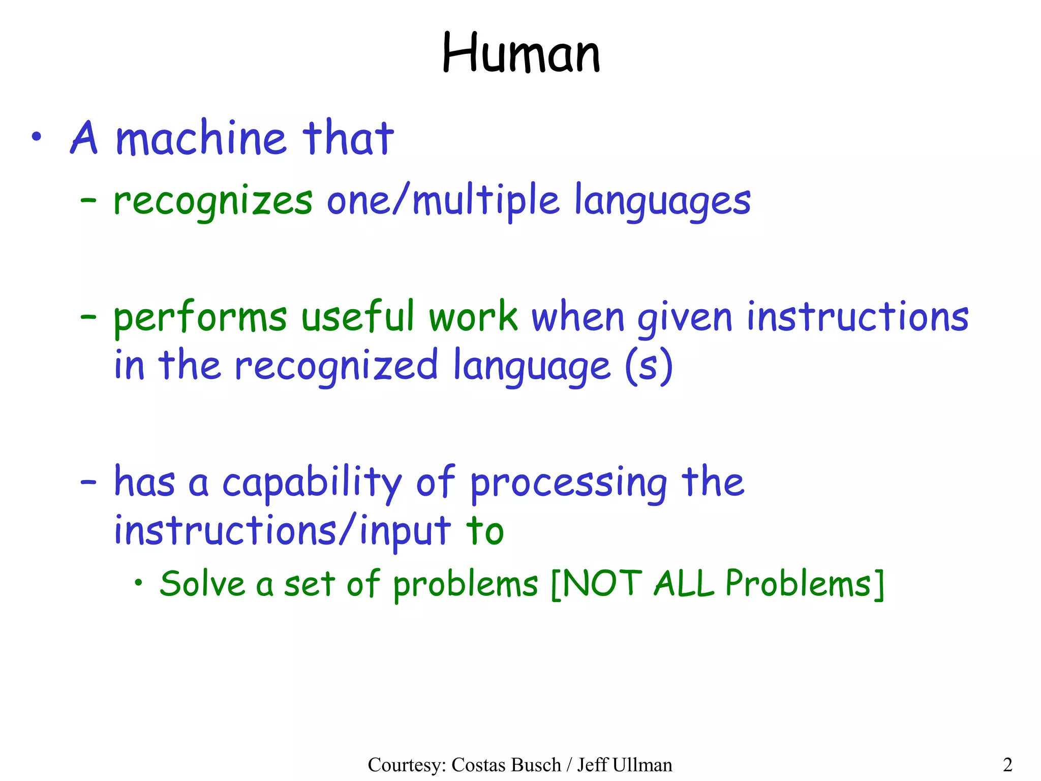 Theory Of Computation Pptx Programming Languages Computing