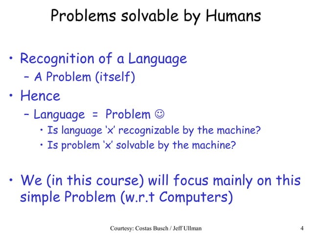 Theory Of Computation Pptx Programming Languages Computing