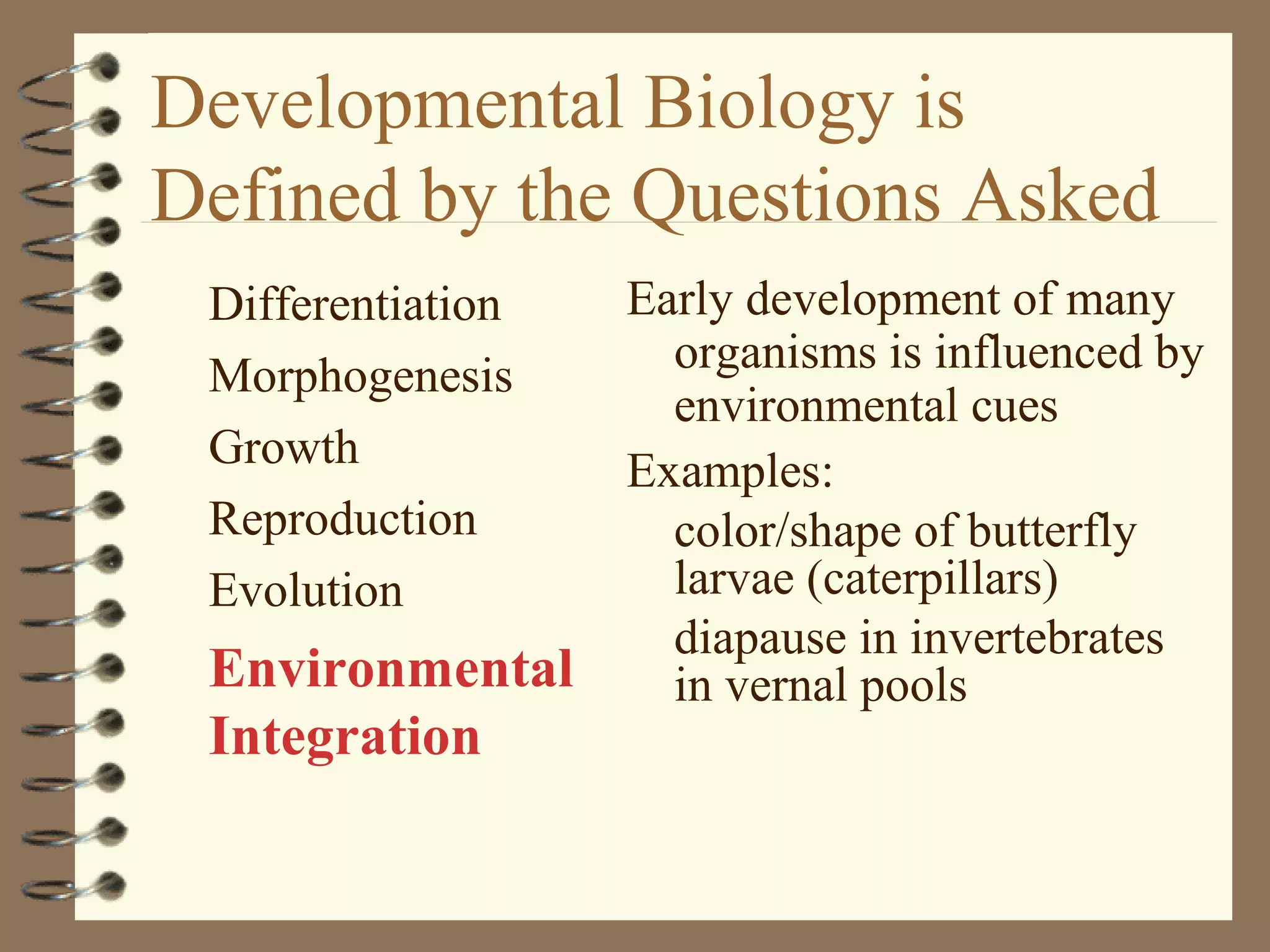 Introduction of development biology | PPT