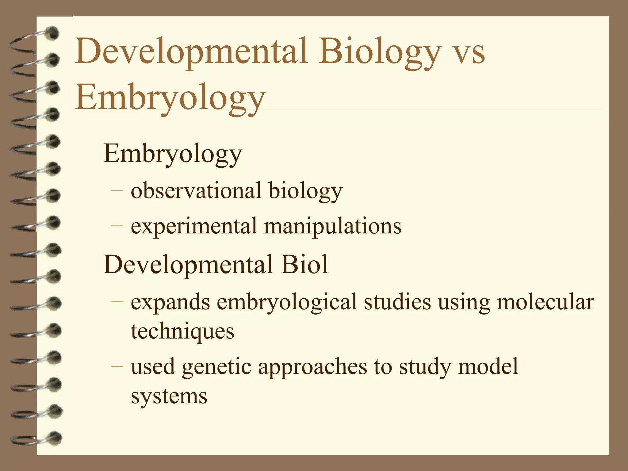 Introduction of development biology | PPT