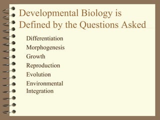 Introduction of development biology | PPT
