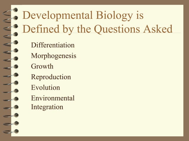 Introduction of development biology | PPT | Biological Sciences | Science
