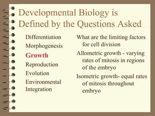 Introduction of development biology | PPT