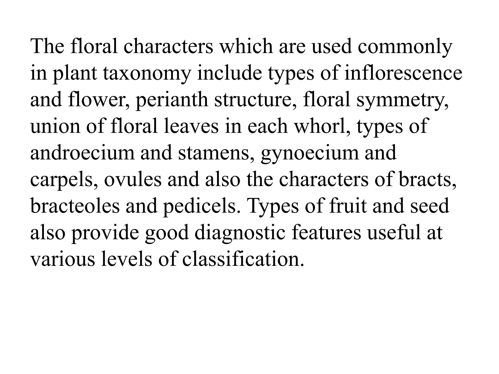 Sources of Non-molecular Data Useful in Systematics | PPTX