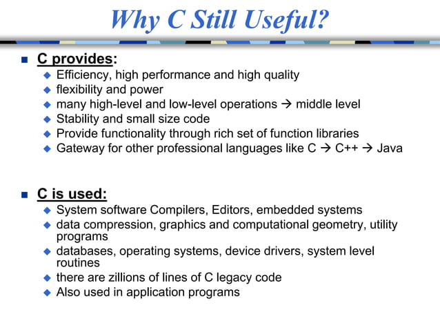 Introduction to C programming | PPTX